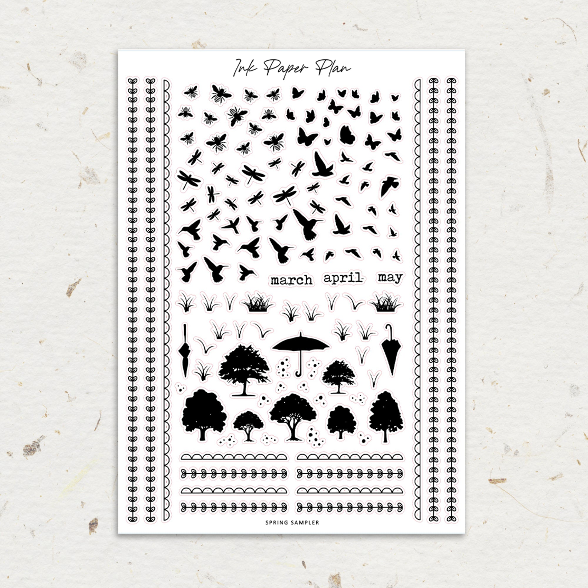 Spring | Sampler – Ink Paper Plan