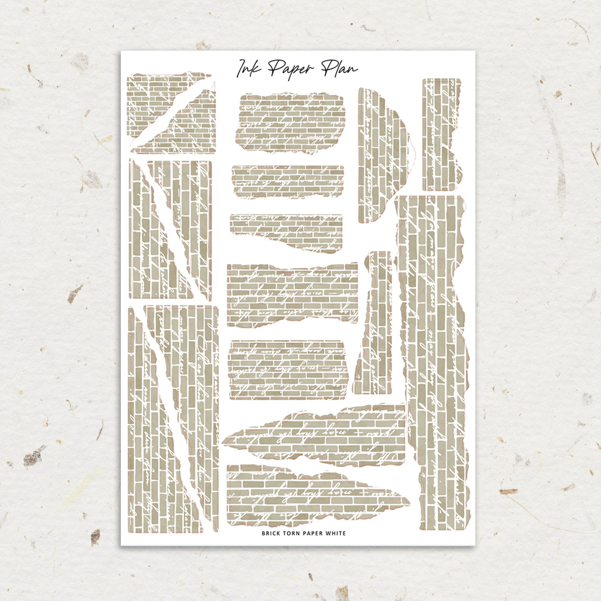 Torn Paper + Strips – Ink Paper Plan