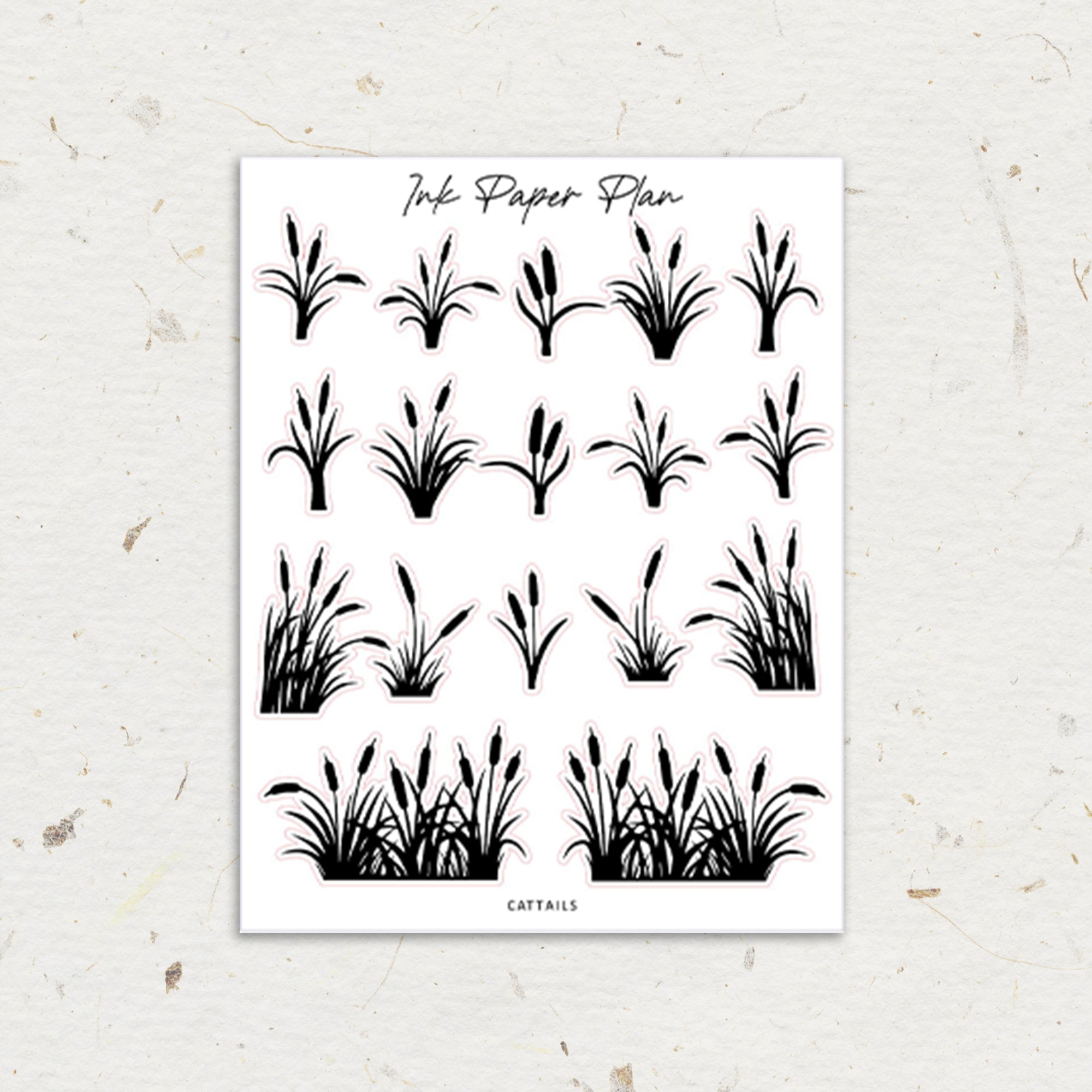 Cattails | Foiled Deco – Ink Paper Plan