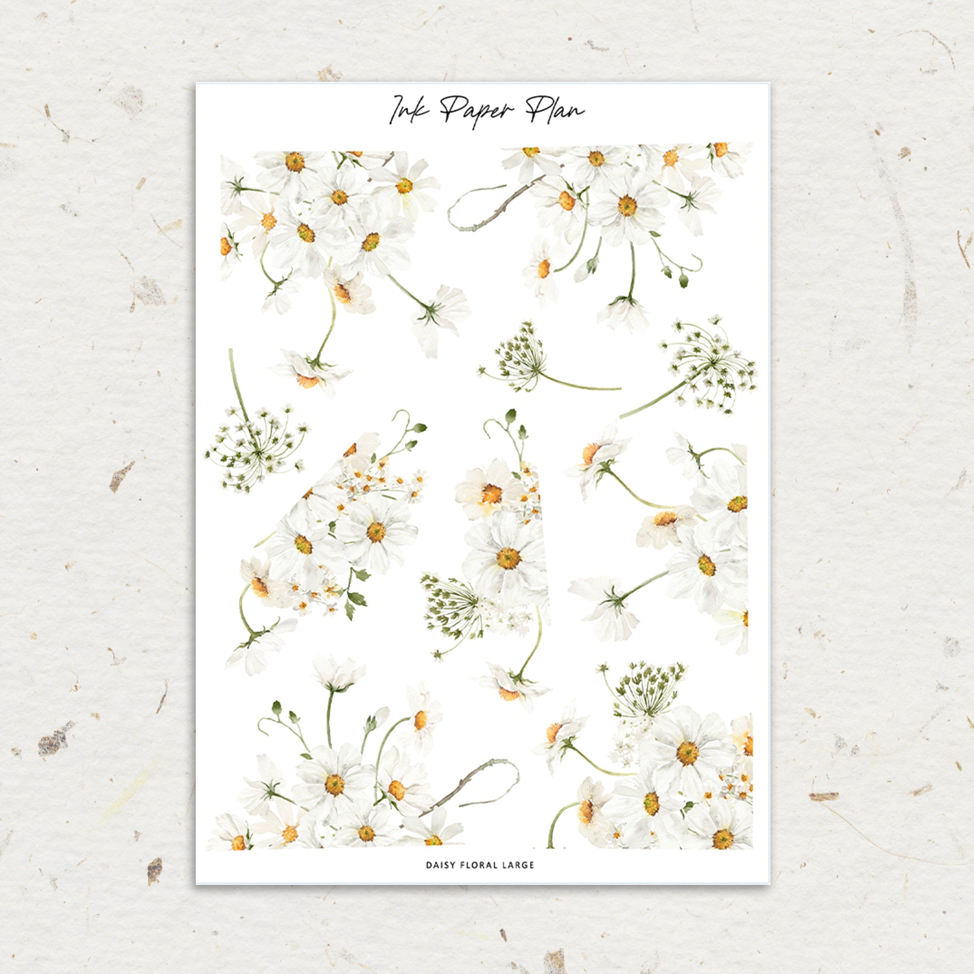 Daisy | Floral Edges – Ink Paper Plan