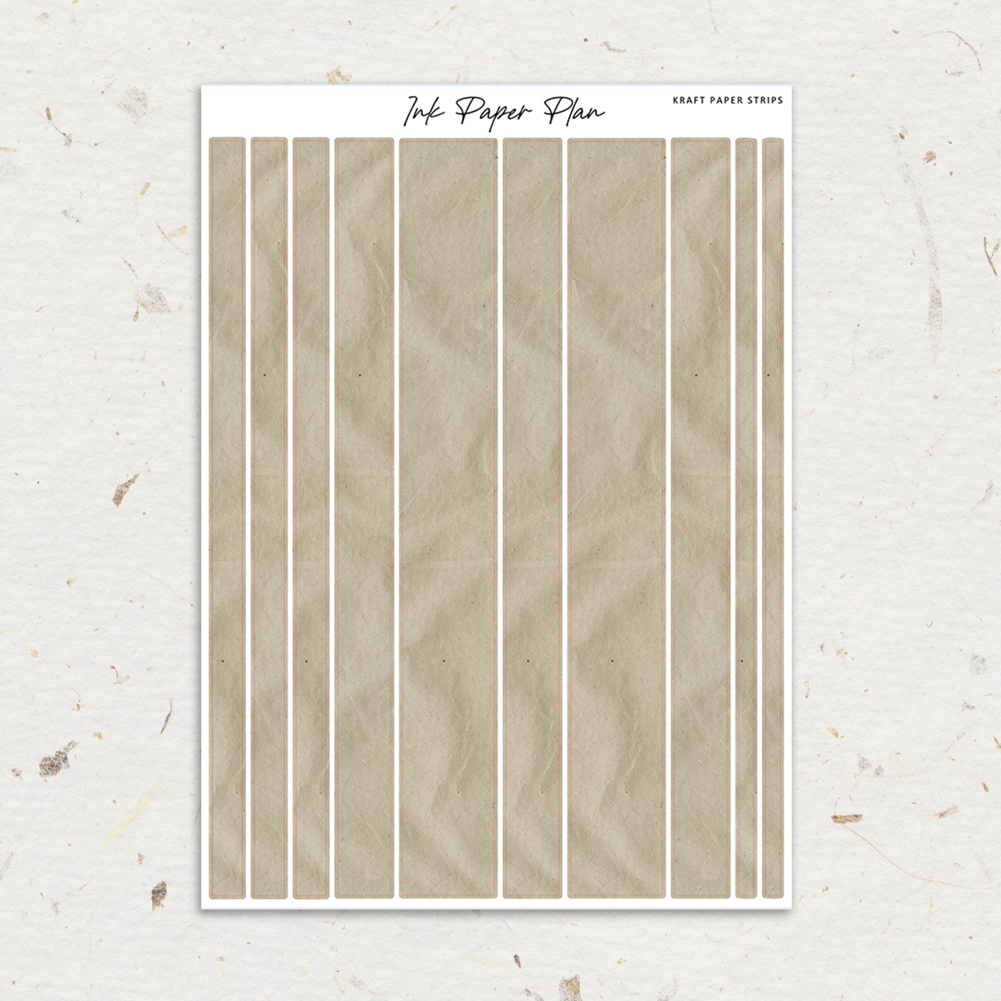 Kraft | Strips – Ink Paper Plan
