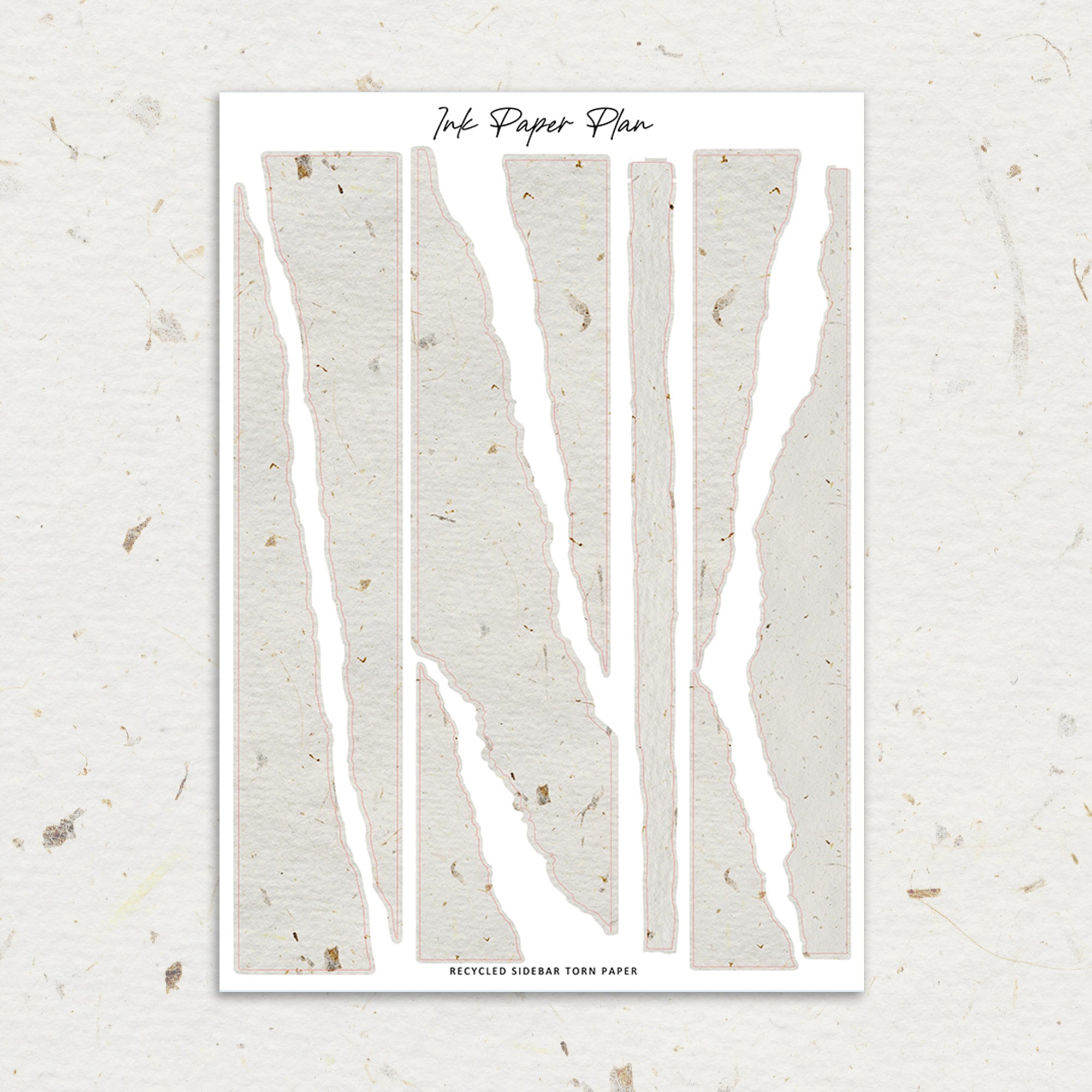 Recycled | Sidebar Torn Paper – Ink Paper Plan