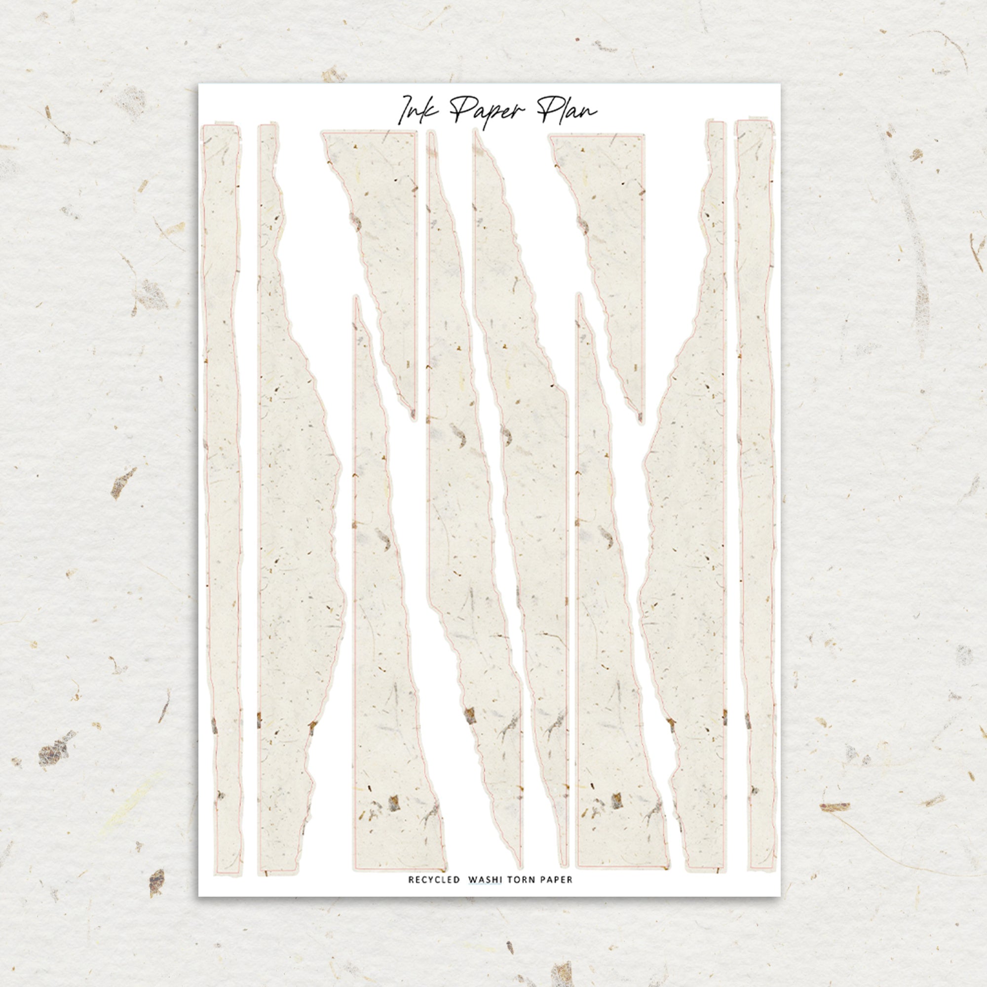 Recycled | Washi Torn Paper – Ink Paper Plan