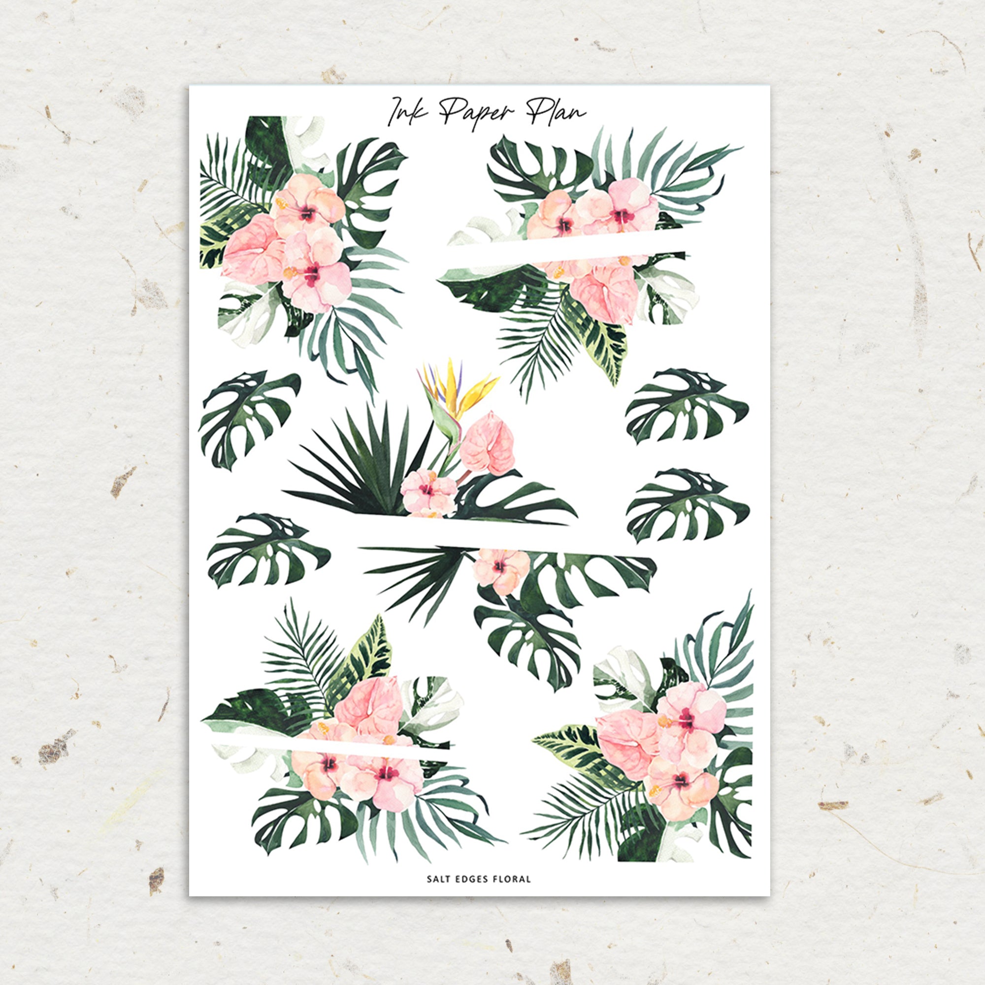 Salt | Floral Edges – Ink Paper Plan