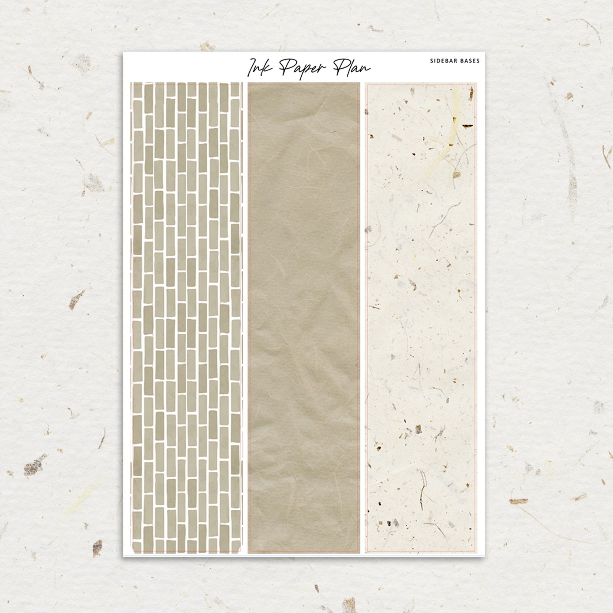 Sidebar Bases – Ink Paper Plan