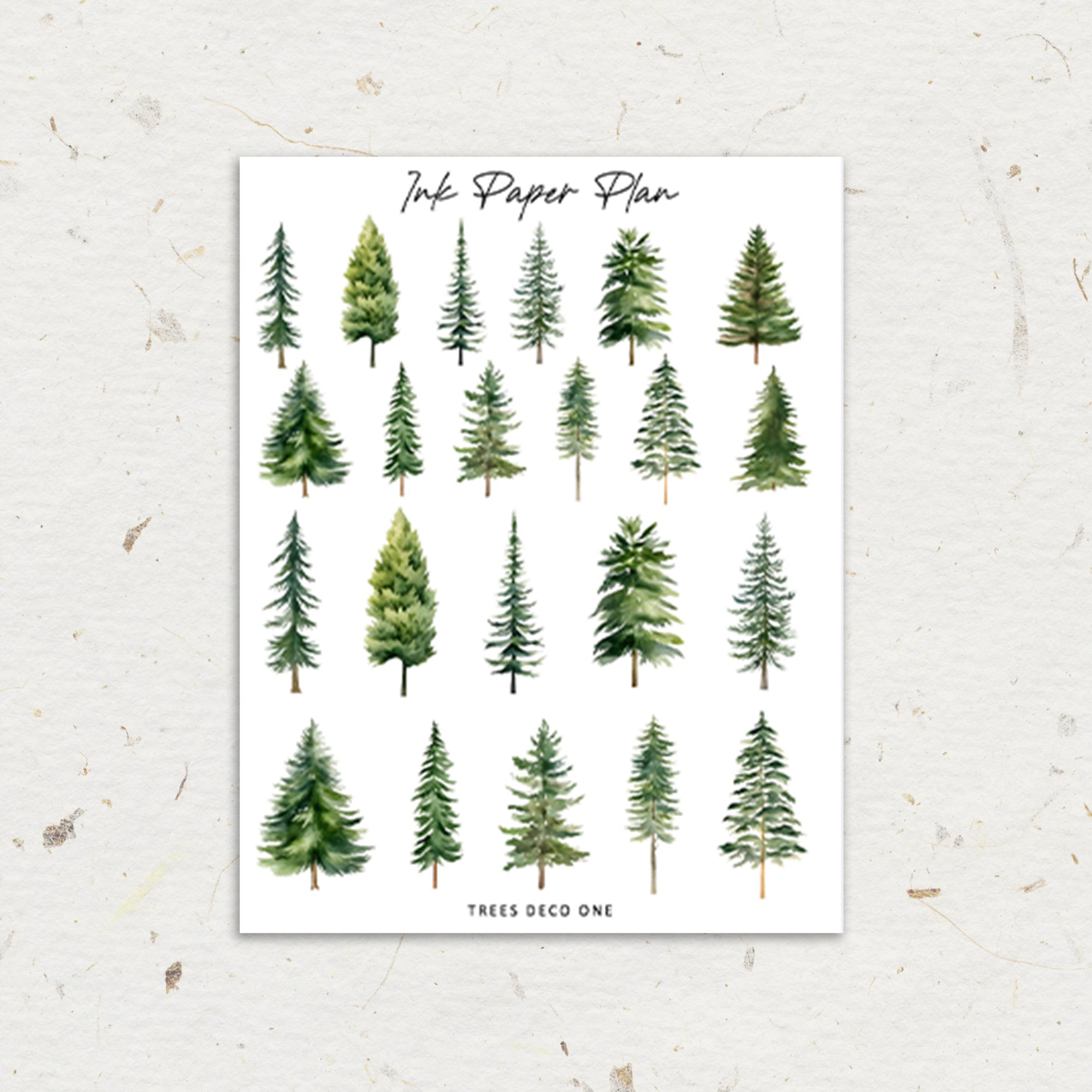 Trees One | Seasonal Trees – Ink Paper Plan