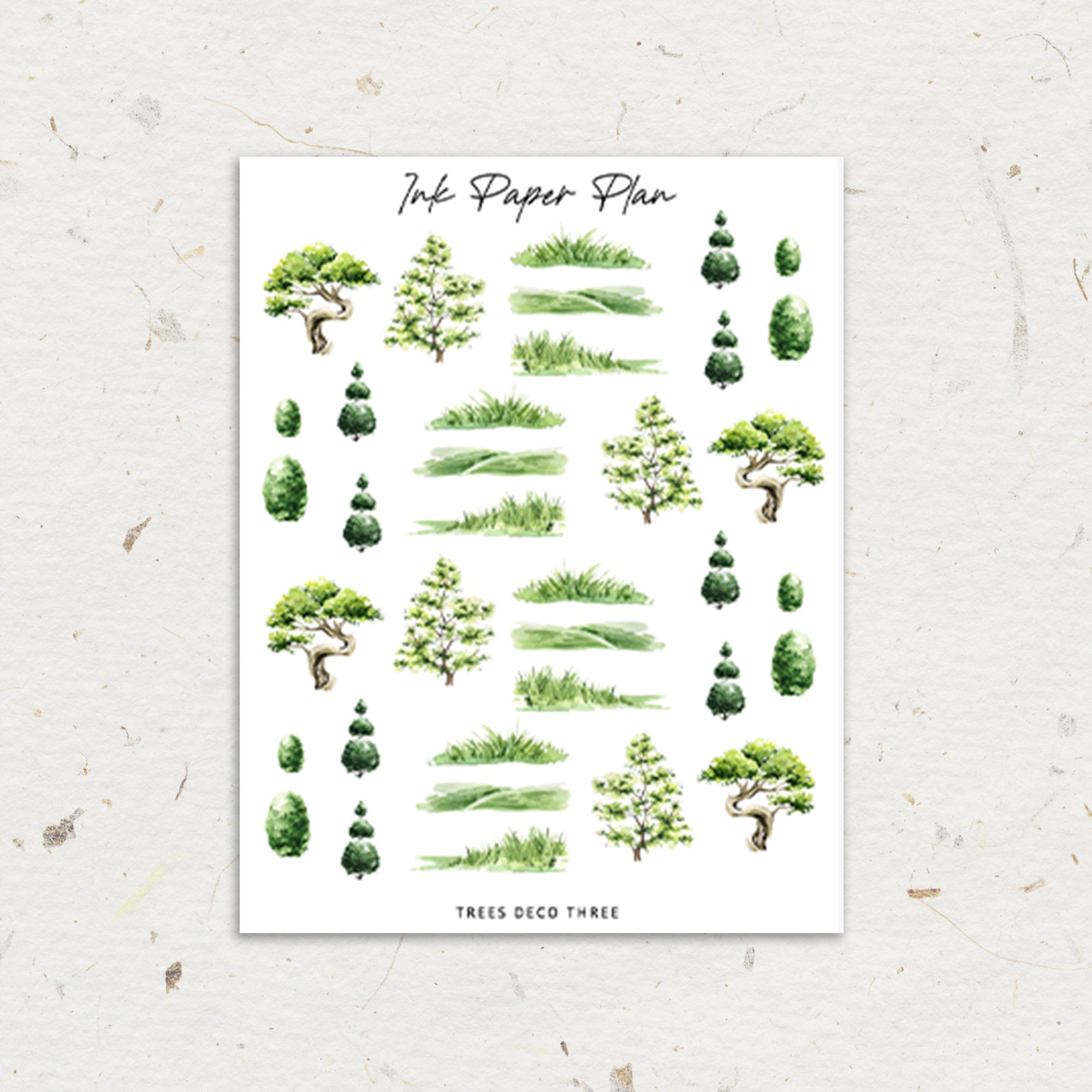 Seasonal Trees – Ink Paper Plan