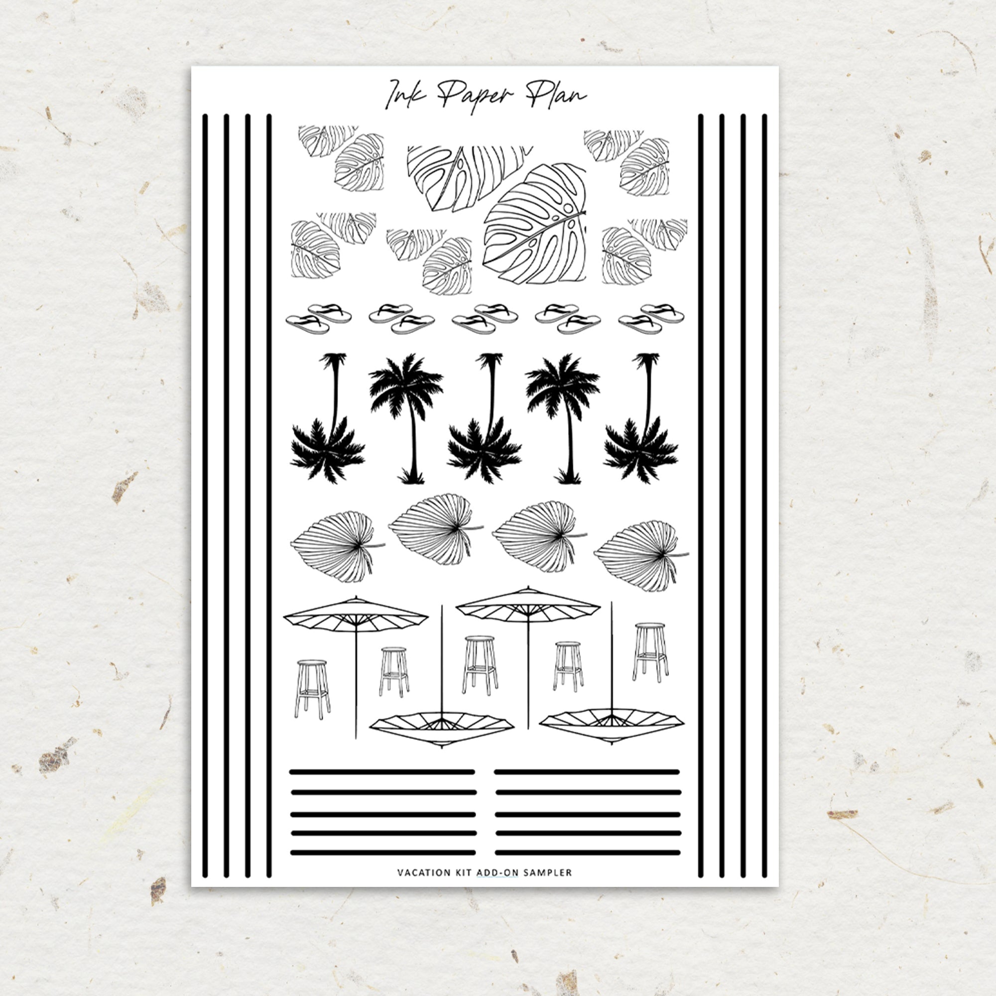 Vacation | Foiled Kit Add-On – Ink Paper Plan