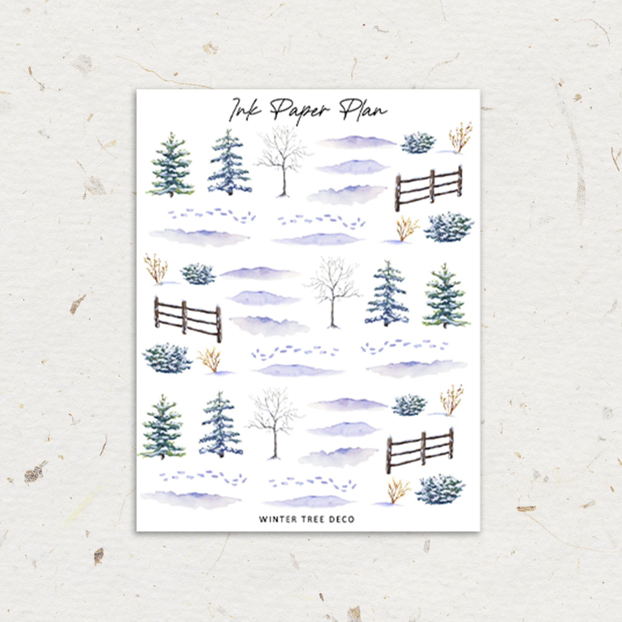 Seasonal Trees – Ink Paper Plan