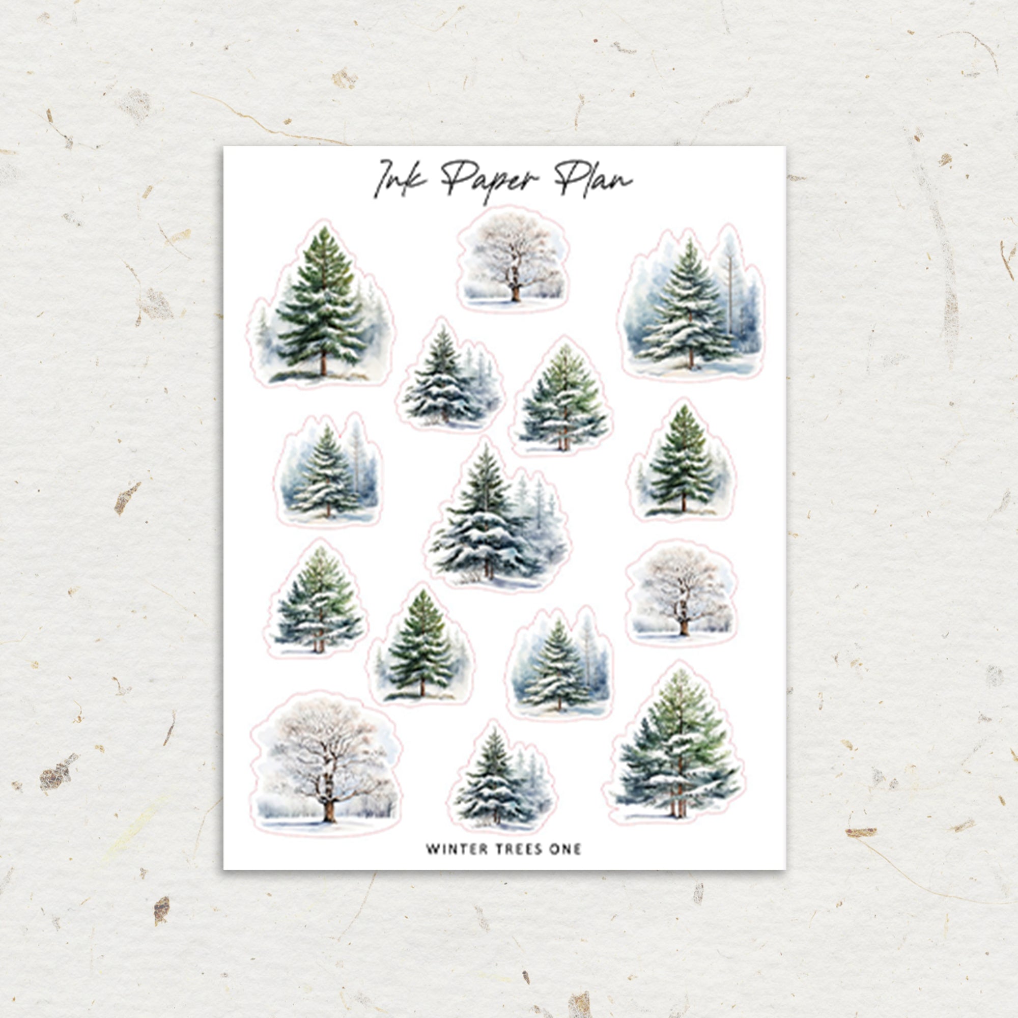 Seasonal Trees – Ink Paper Plan