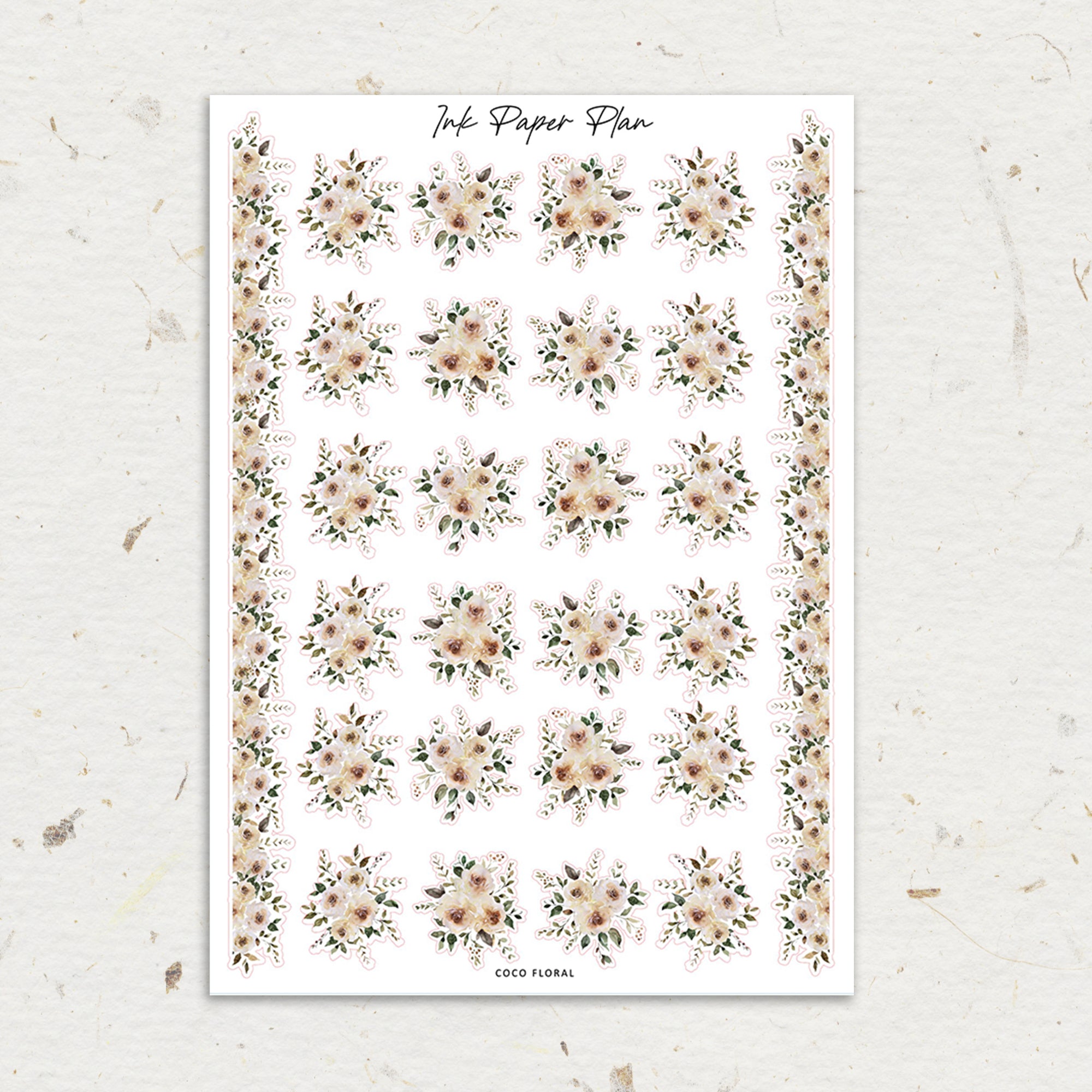 Coco | Floral Deco – Ink Paper Plan