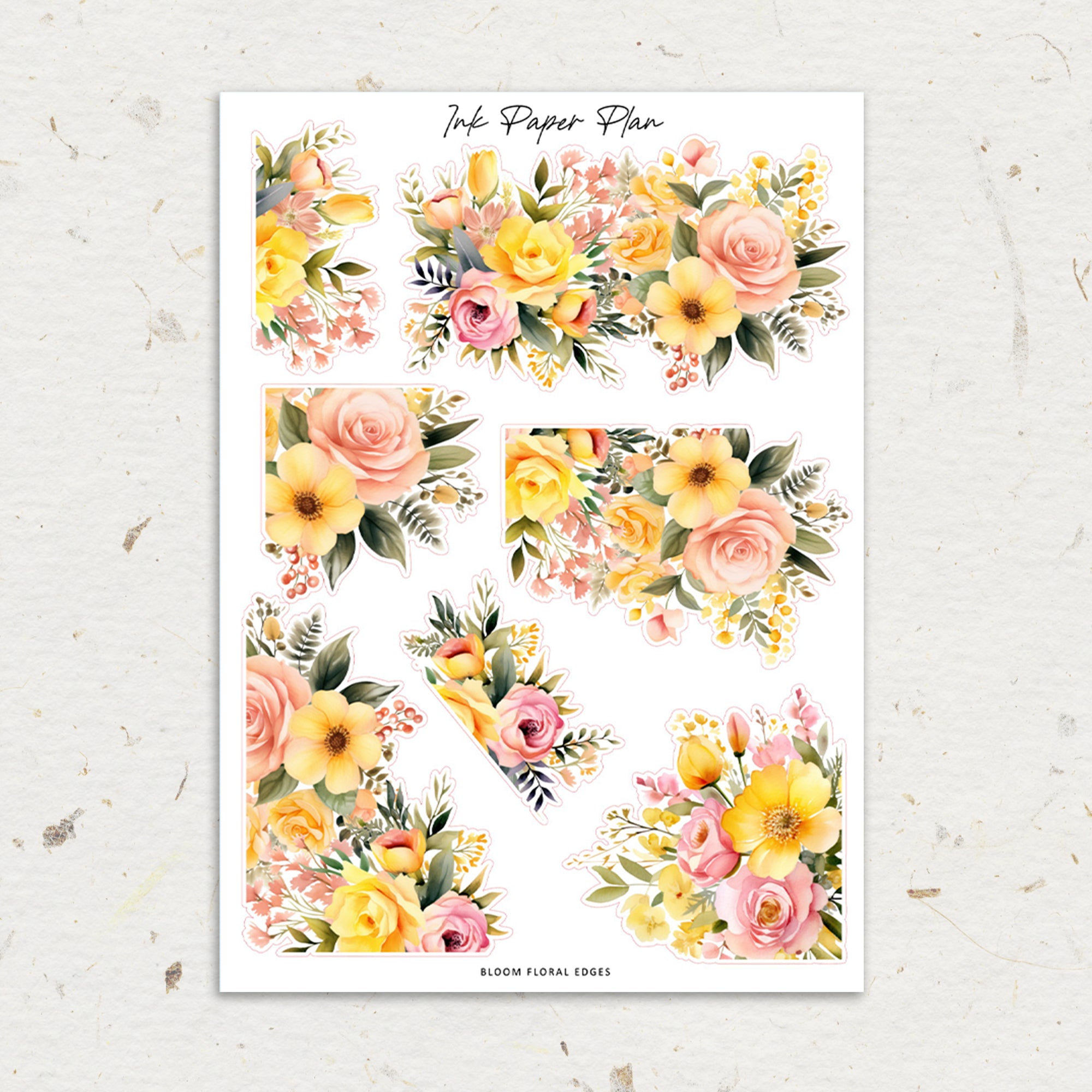 Bloom | Floral Edges – Ink Paper Plan