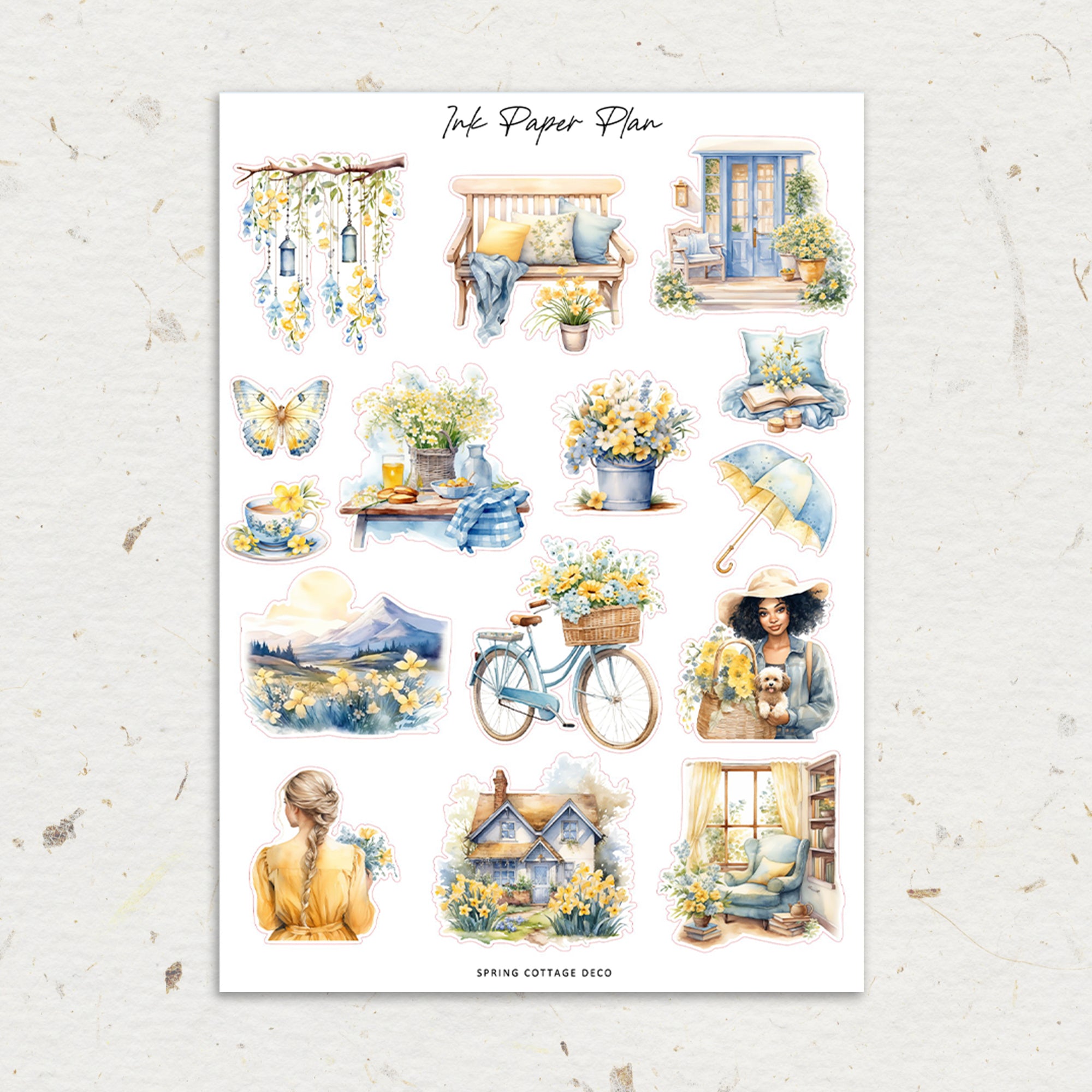 Spring Cottage | Deco – Ink Paper Plan