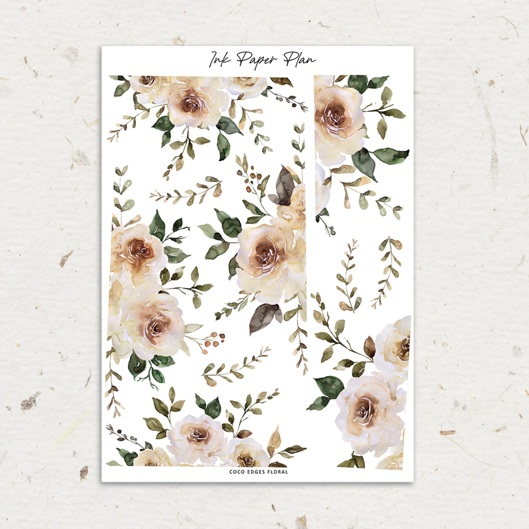 Coco | Floral Edges – Ink Paper Plan