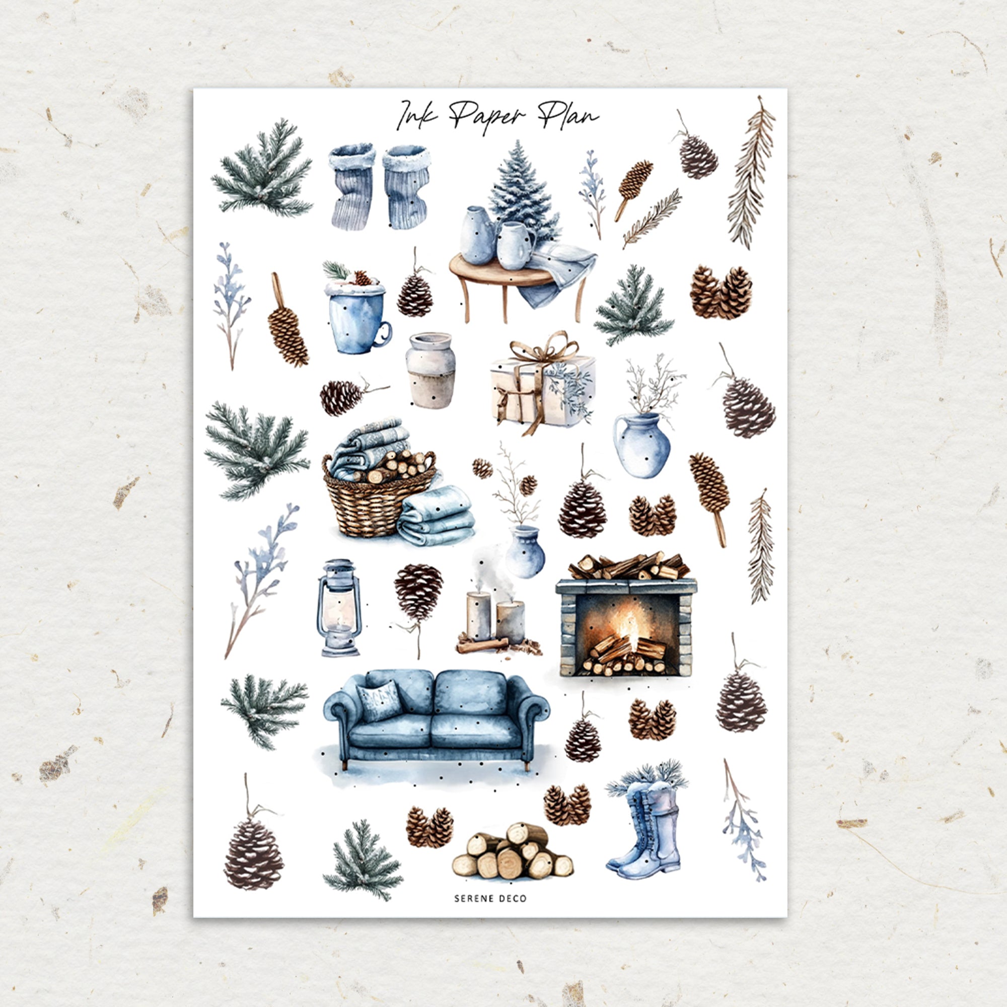 Serene | Deco – Ink Paper Plan
