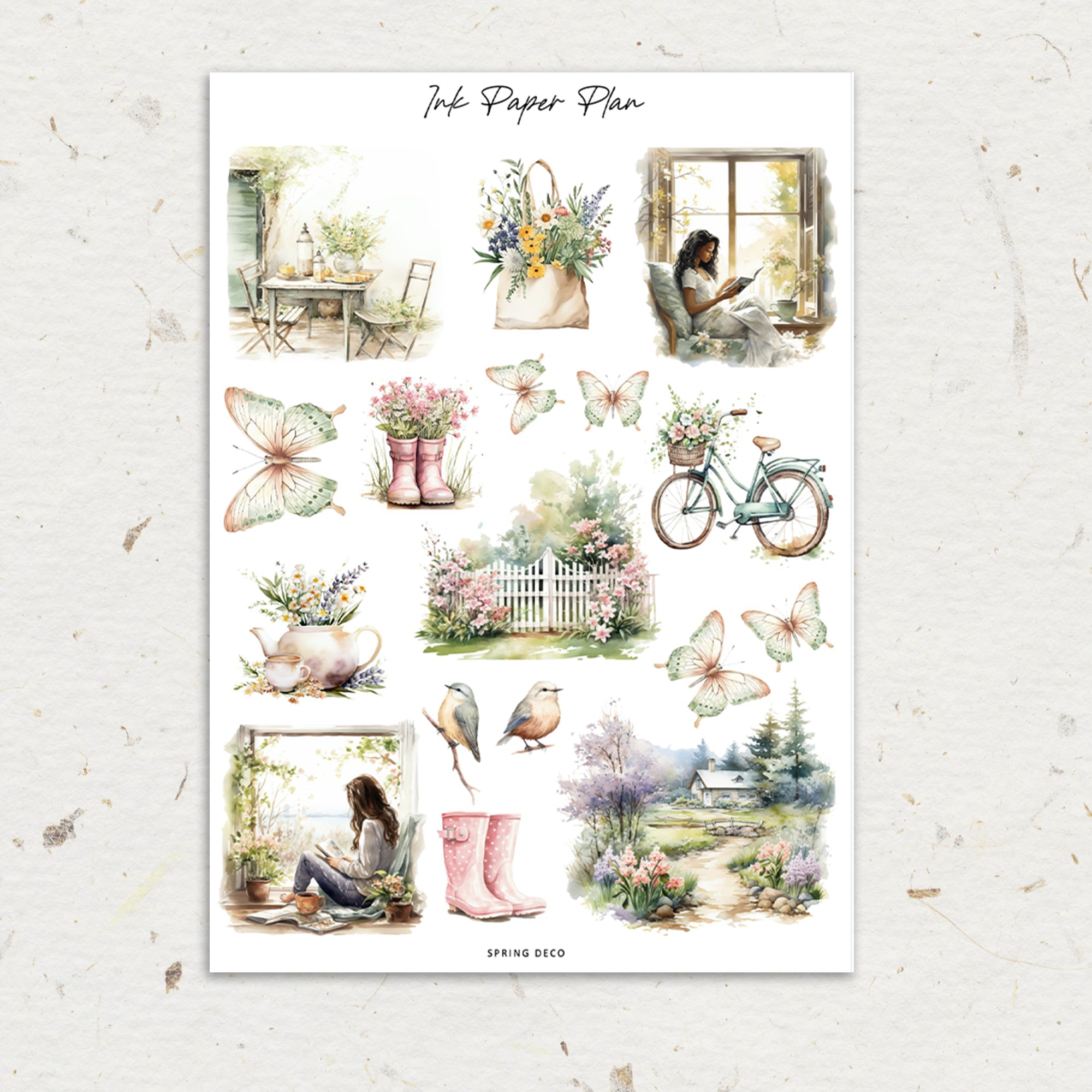 Spring | Deco – Ink Paper Plan