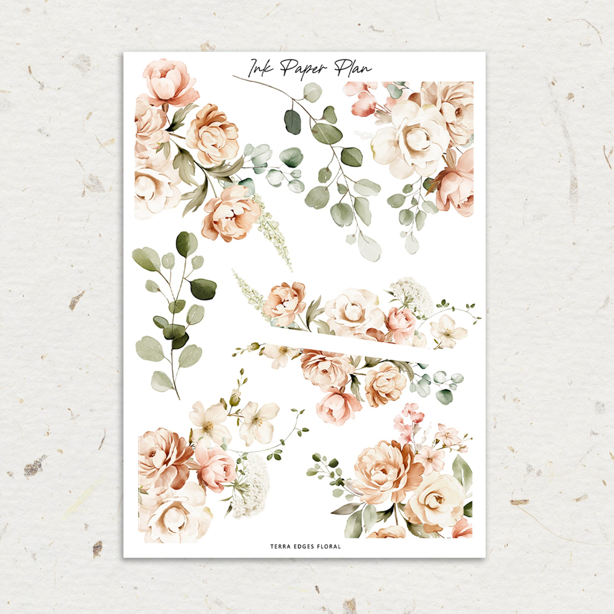 Terra | Floral Edges – Ink Paper Plan