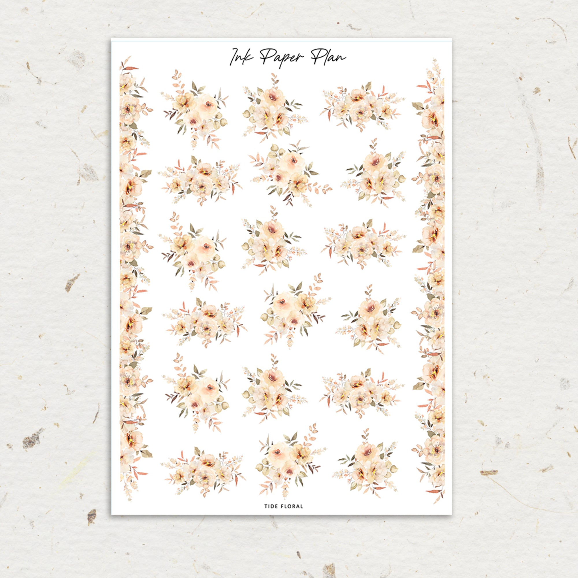 Tide | Floral Deco – Ink Paper Plan